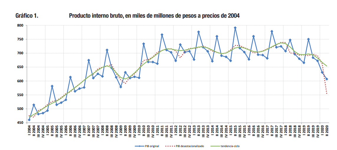 Economía argentina se desploma: El PIB cayó 19,1% interanual Economía argentina se desploma: El PIB cayó 19,1% interanual